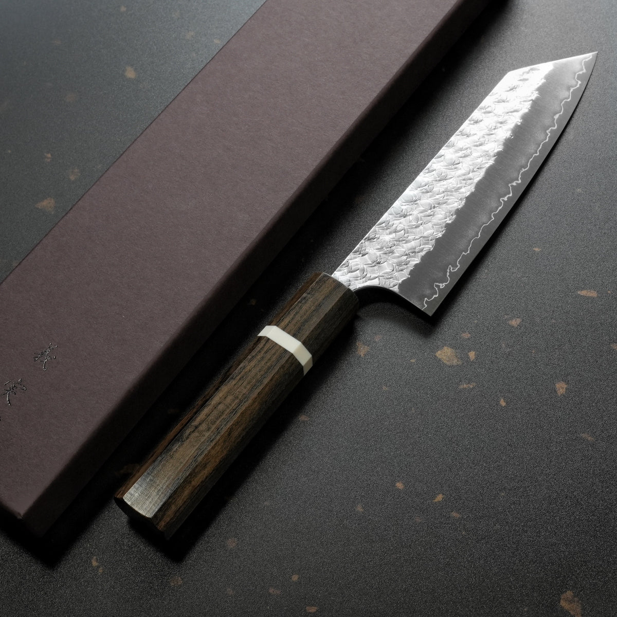 Yoshimi Kato Super Gold 2 Bunka Knife White Ring Minamo – Bay Trade Japan Knife Store