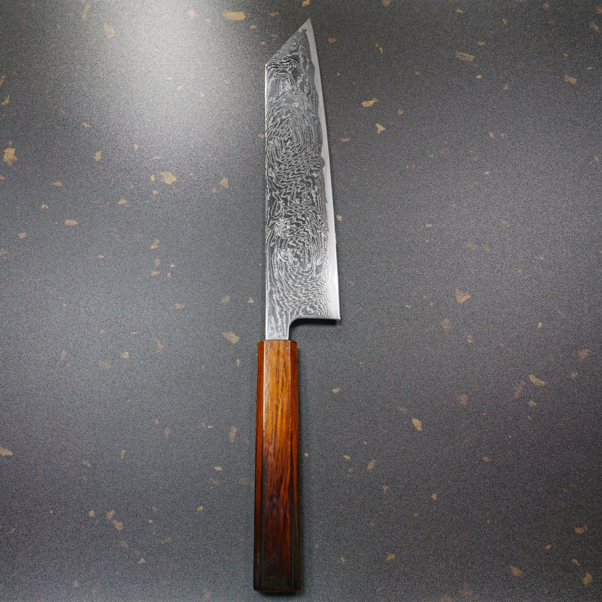 Isshin Damascus AUS10 Kiritsuke Gyuto Knife 210mm – Bay Trade Japan ...